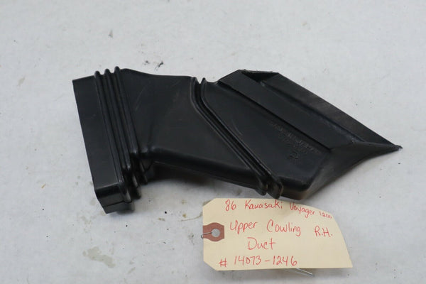 OEM Kawasaki Motorcycle RIGHT Upper Cowling Duct 1986 Voyager 1200 Red ...