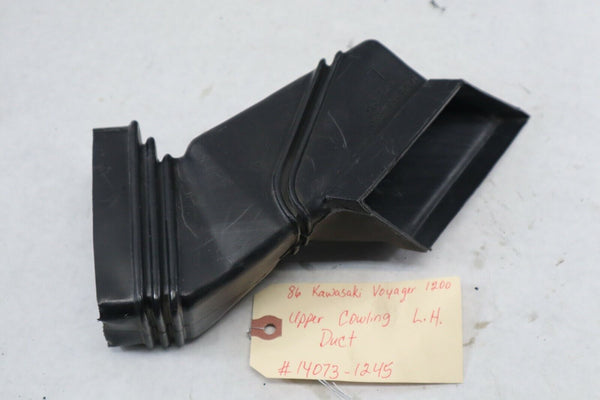 OEM Kawasaki Motorcycle LEFT Upper Cowling Duct 1986 Voyager 1200 Red ...