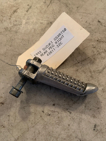 Oem Suzuki Passenger Peg RIGHT 1993 GSXR750 GSXR 750 – Midwest Moto Parts