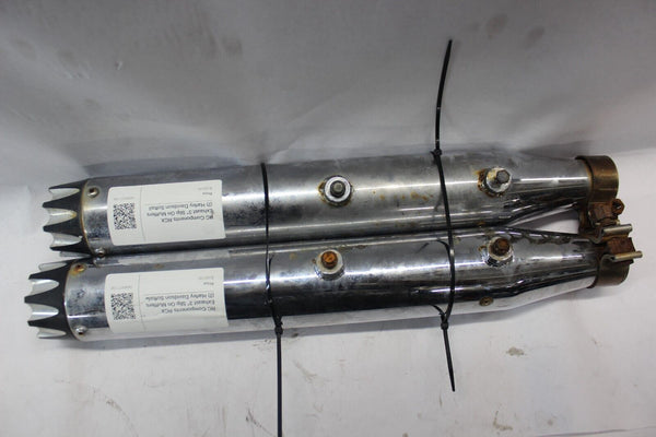 RC Components RCX Exhaust 3" Slip On Mufflers (2) Harley Davidson Soft ...